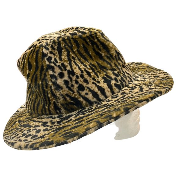 Accessories | Vtg Leopard Cowboy Hat | Poshmark